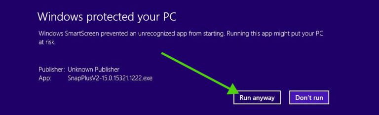 Installation Details – SnapPlus