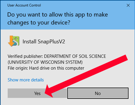 Installation Details – SnapPlus